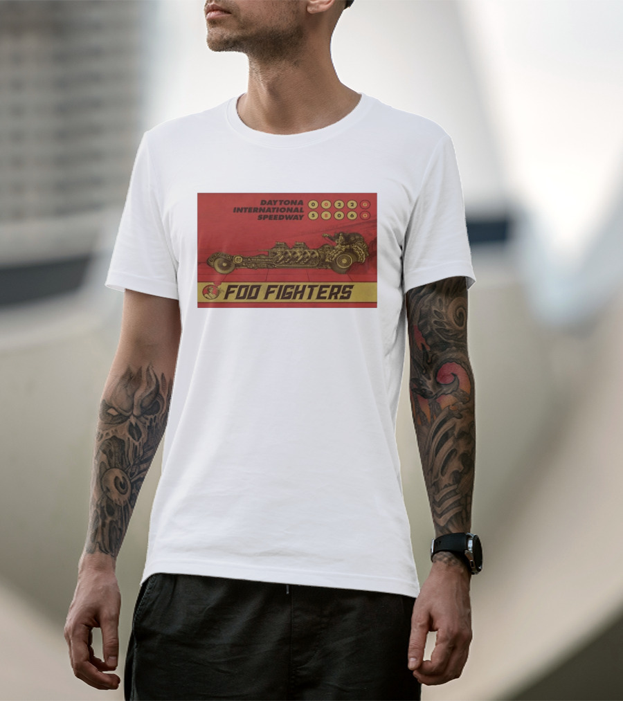 Foo Fighters Daytona International Speedway May 8 2026 Event T-Shirt