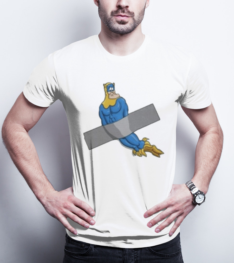 Jim'll Paint It Captain Hero Duct Tape T-Shirt