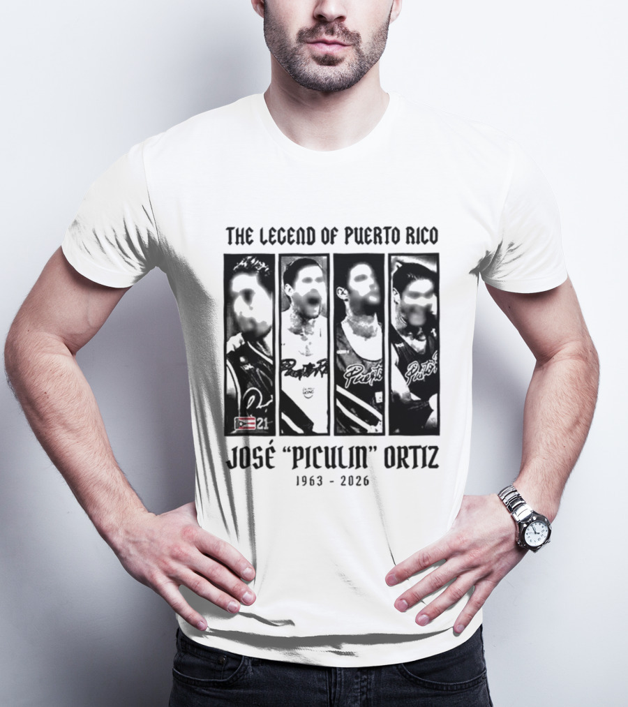 The Legend Of Puerto Rico José "Piculín" Ortiz 1963 2026 T-Shirt
