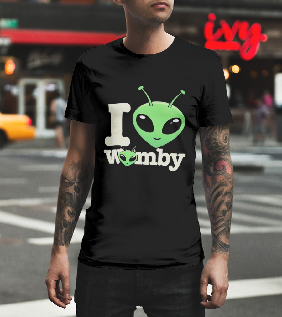 I Love Womby Aliens Victor Wembanyama San Antonio Spurs Basketball T-Shirt