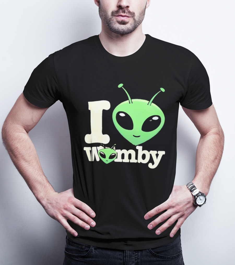 I Love Womby Aliens Victor Wembanyama San Antonio Spurs Basketball T-Shirt