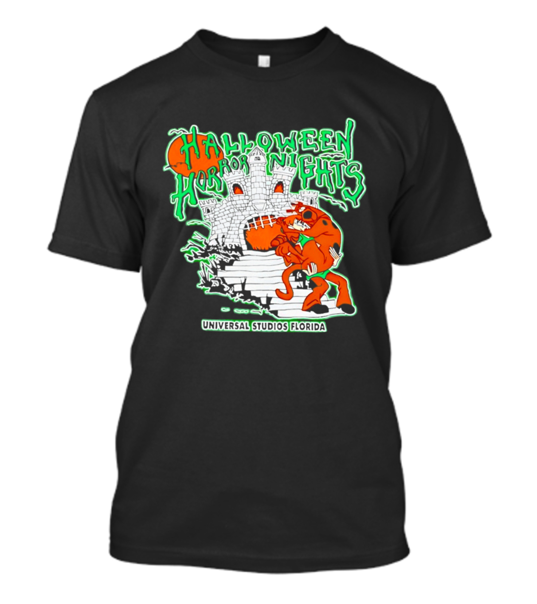 Halloween Horror Nights Universal Studios Florida Scoob Night Razors In The Night Beyond Human T-Shirt