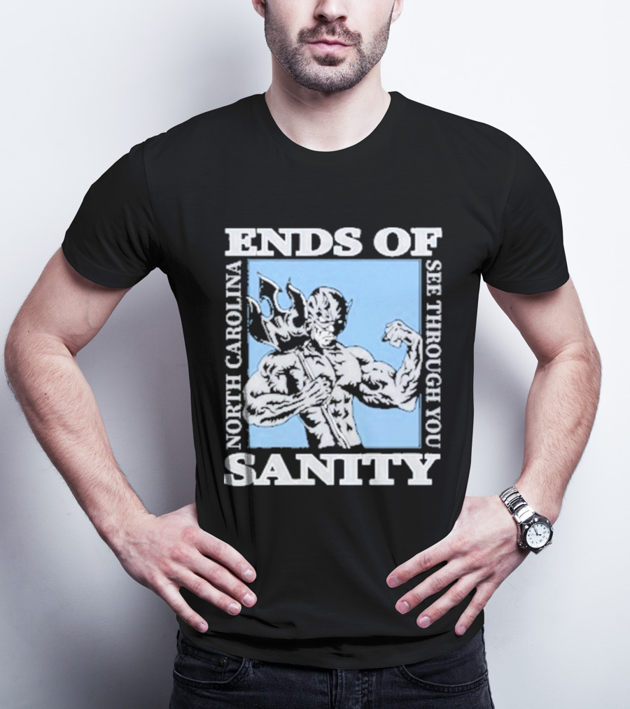 Ends Of Sanity North Carolina See Through You Blue Devil T-Shirt