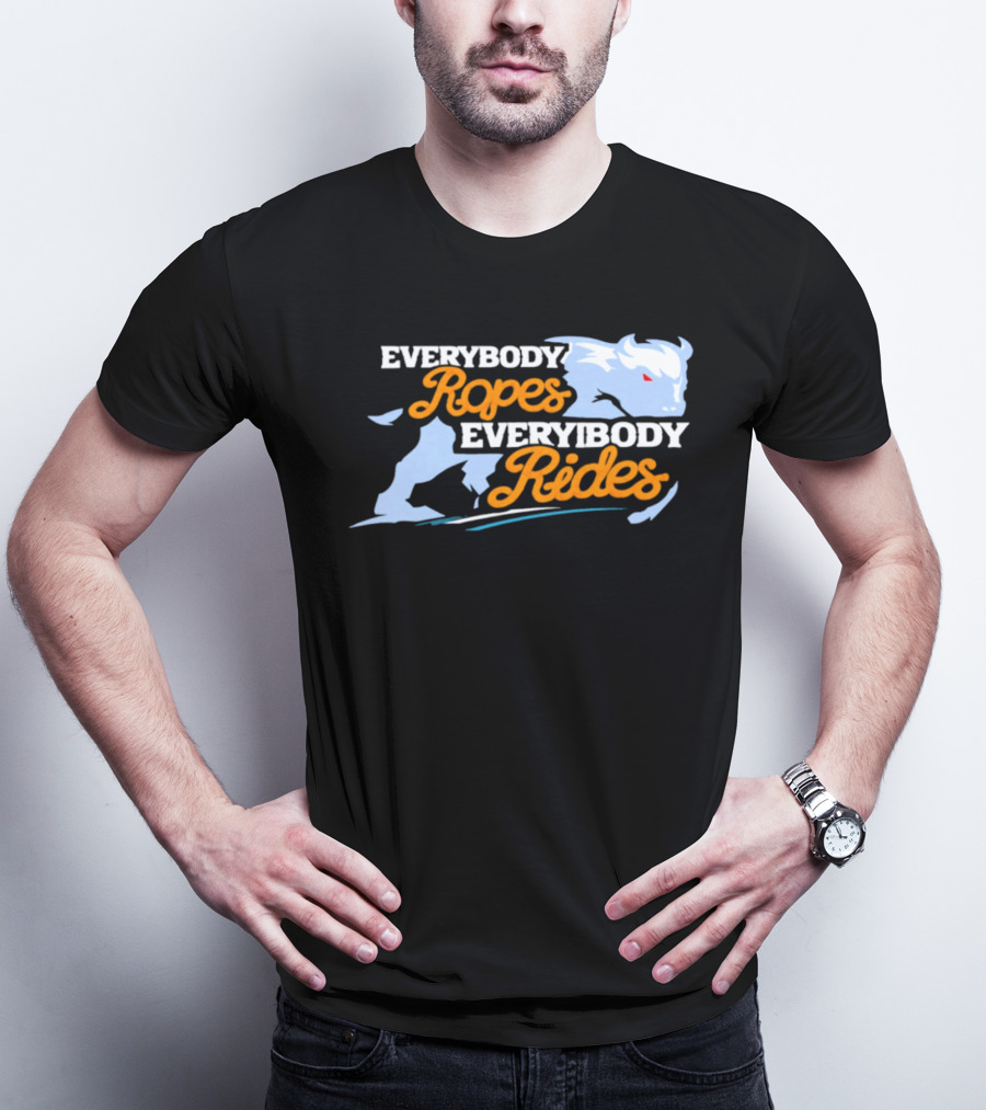 Buffalo Sabres Everybody Ropes Everybody Rides T-Shirt