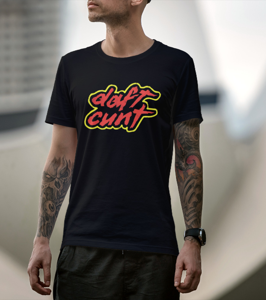 Daft Cunk Parody Album Homework Text Yellow T-Shirt