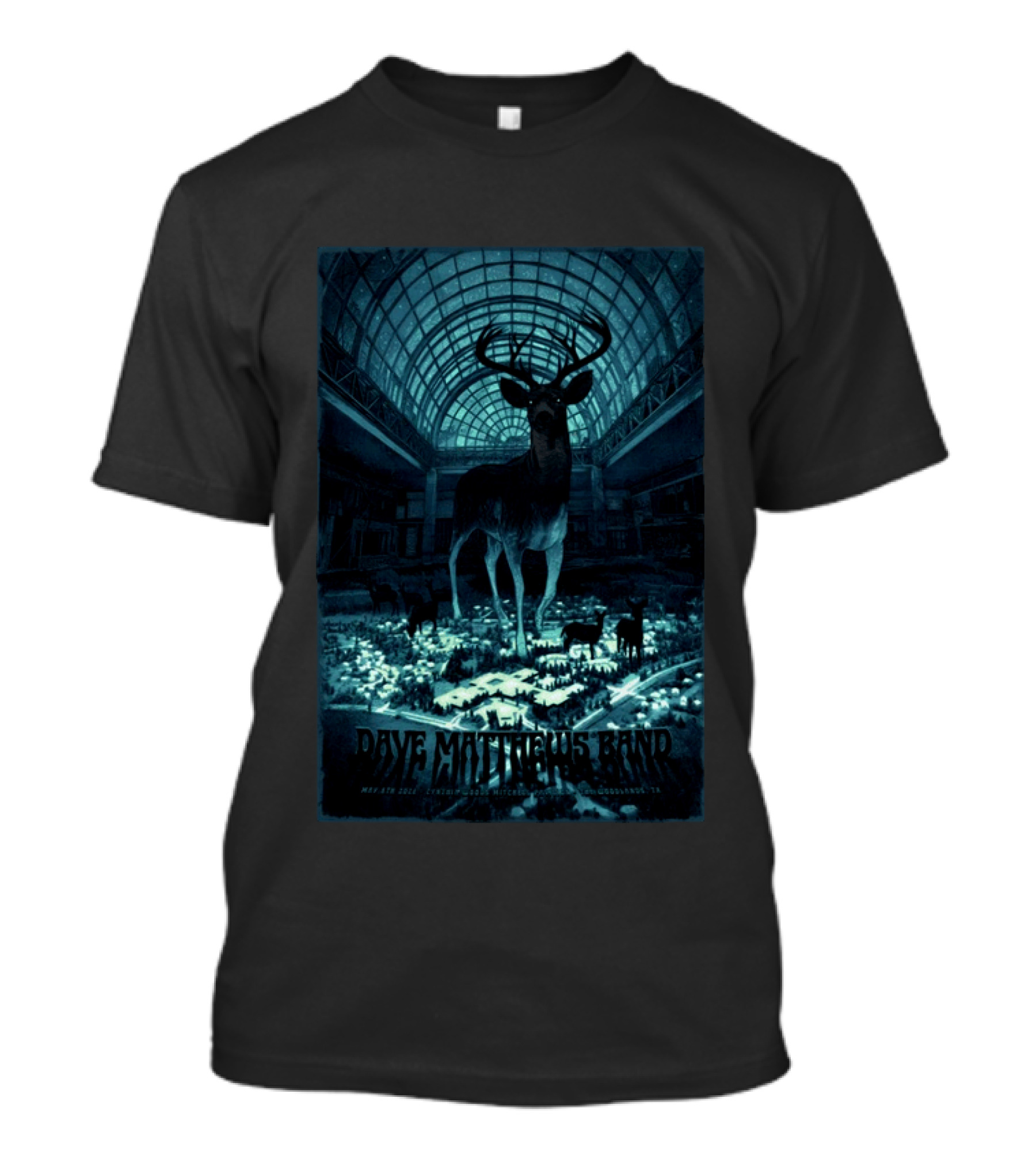 Dave Matthews Band May 8 2026 The Woodlands Deer Concert T-Shirt