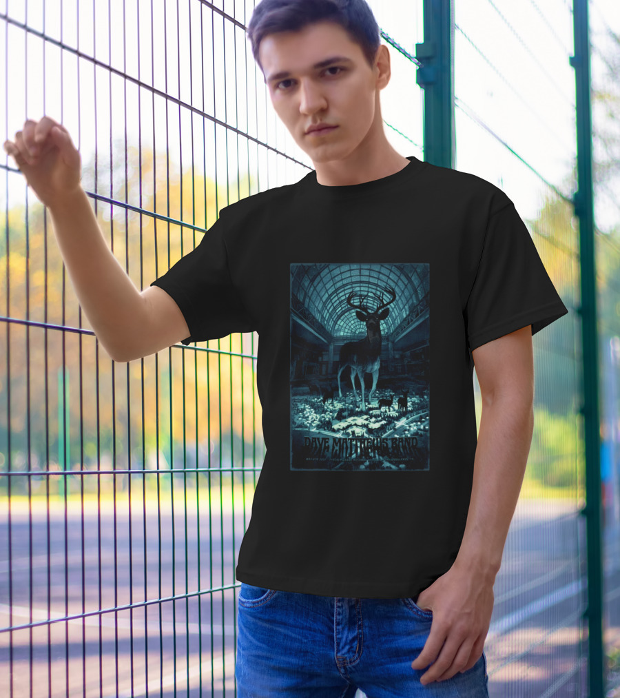 Dave Matthews Band May 8 2026 The Woodlands Deer Concert T-Shirt