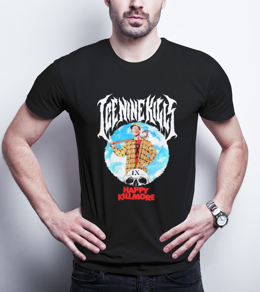 ICE NINE KILLS Happy Killmore Axe Skull T-Shirt