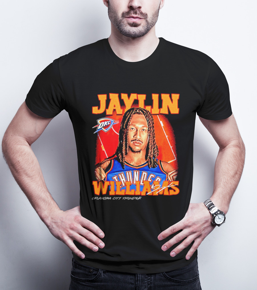 Jaylin Williams Oklahoma City Thunder Basketball T-Shirt