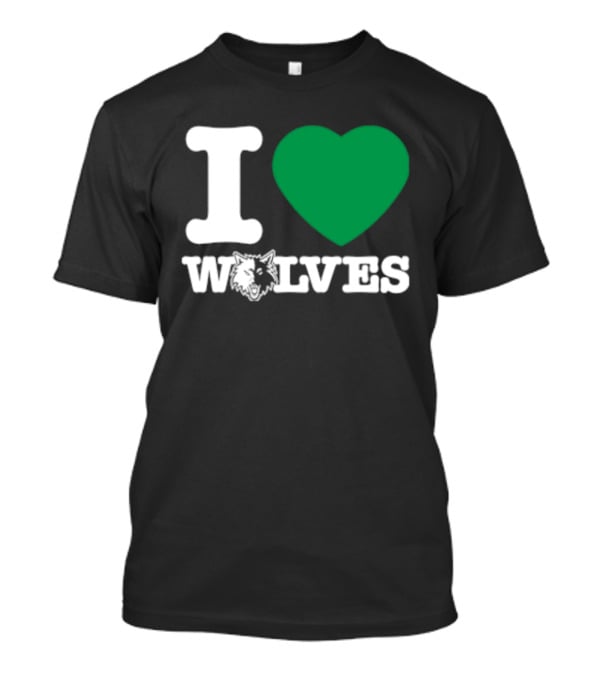 Minnesota Timberwolves I Love Wolves T-Shirt