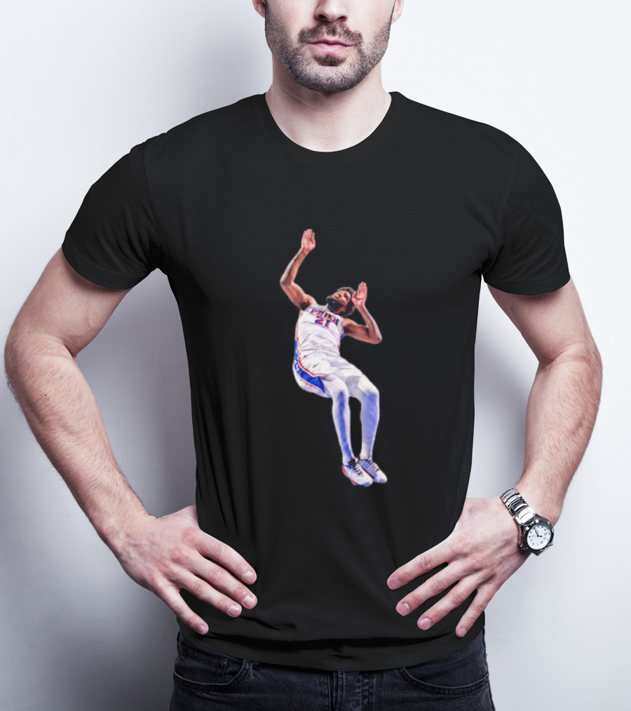 New York Knicks Mitchell Robinson Dunking On Philadelphia Player T-Shirt