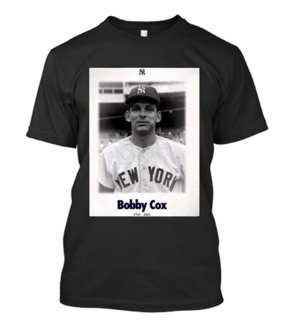 New York Yankees Bobby Cox 1941 2026 T-Shirt