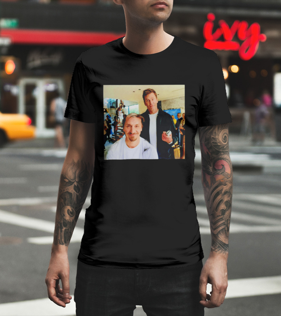 Tom Brady Almost Friday Giving Zlatan Ibrahimović A Haircut T-Shirt