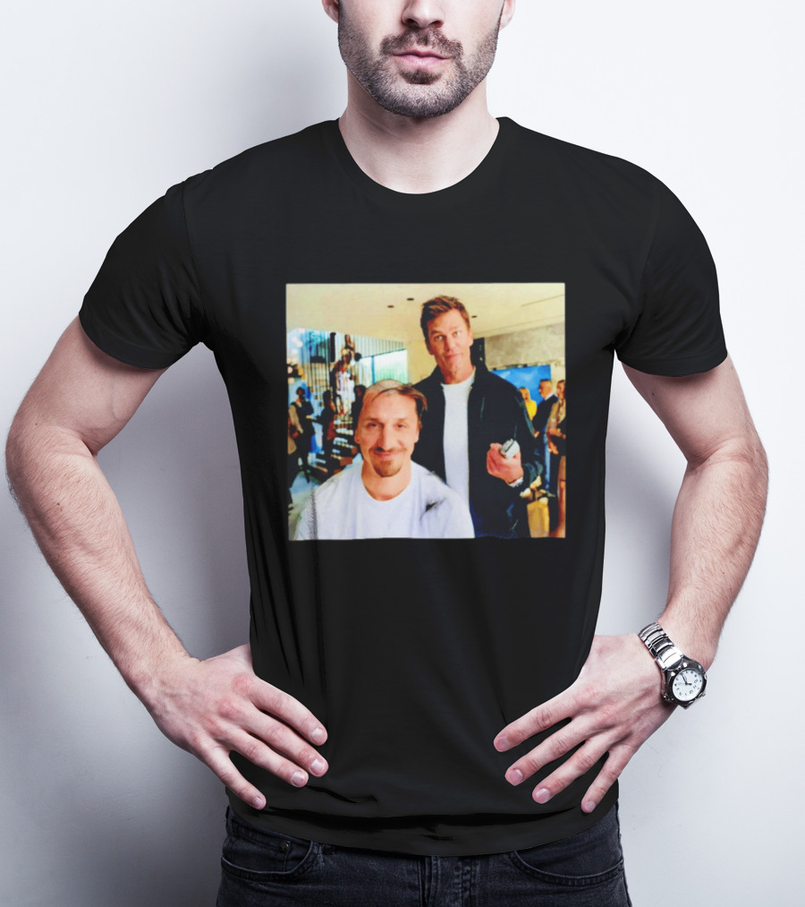 Tom Brady Almost Friday Giving Zlatan Ibrahimović A Haircut T-Shirt