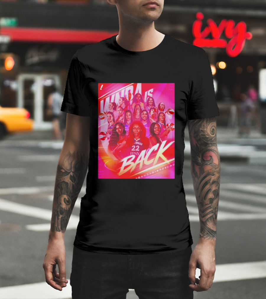 WNBA Is Back 30th Season Highlights Las Vegas Basketball Stars T-Shirt