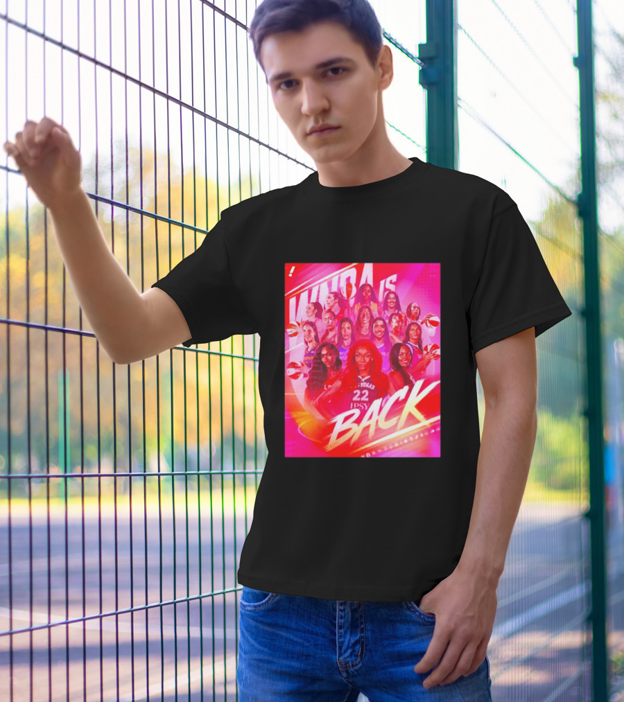 WNBA Is Back 30th Season Highlights Las Vegas Basketball Stars T-Shirt