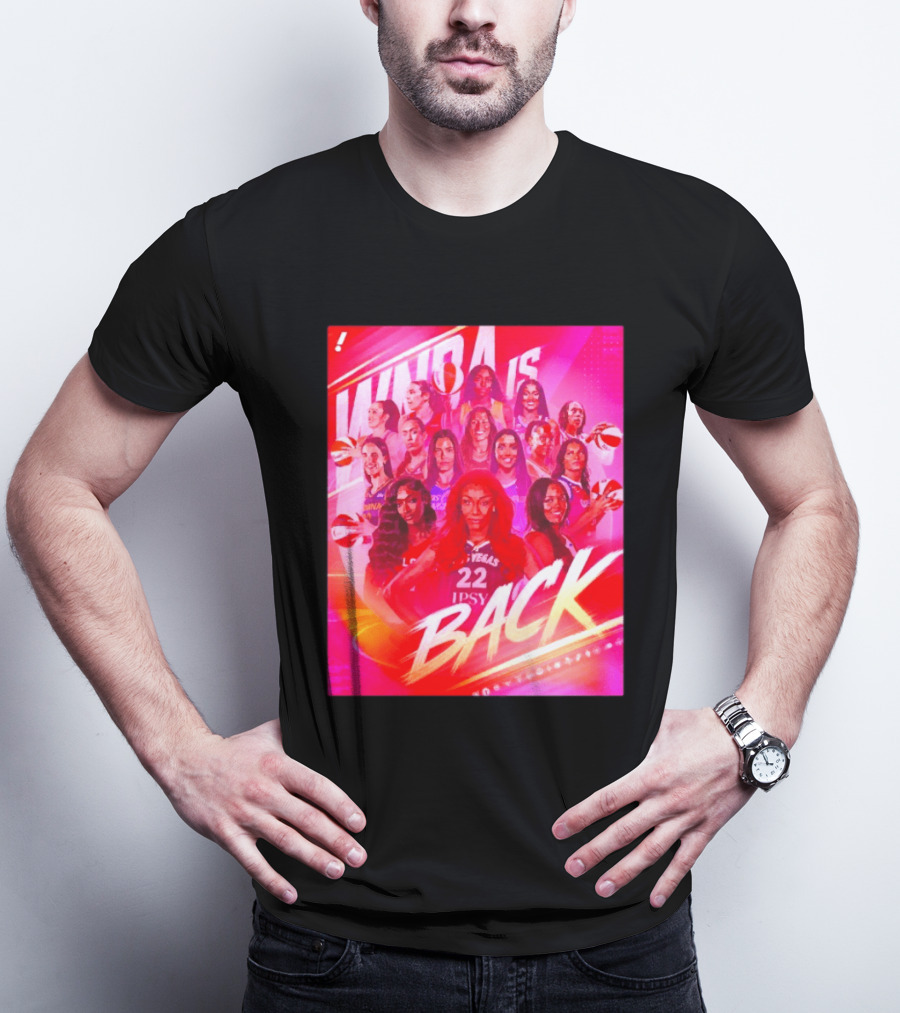 WNBA Is Back 30th Season Highlights Las Vegas Basketball Stars T-Shirt