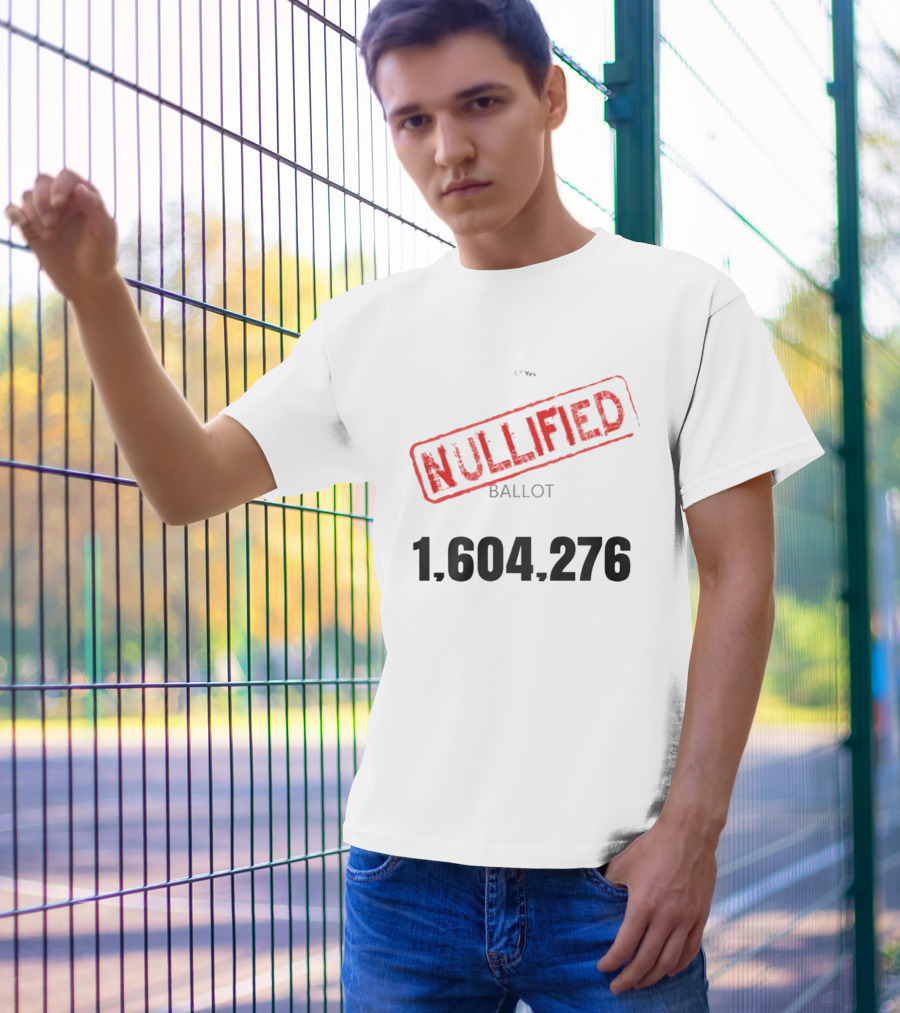 NULLIFIED BALLOT 1604276 Virginia Redistricting Protest T-Shirt