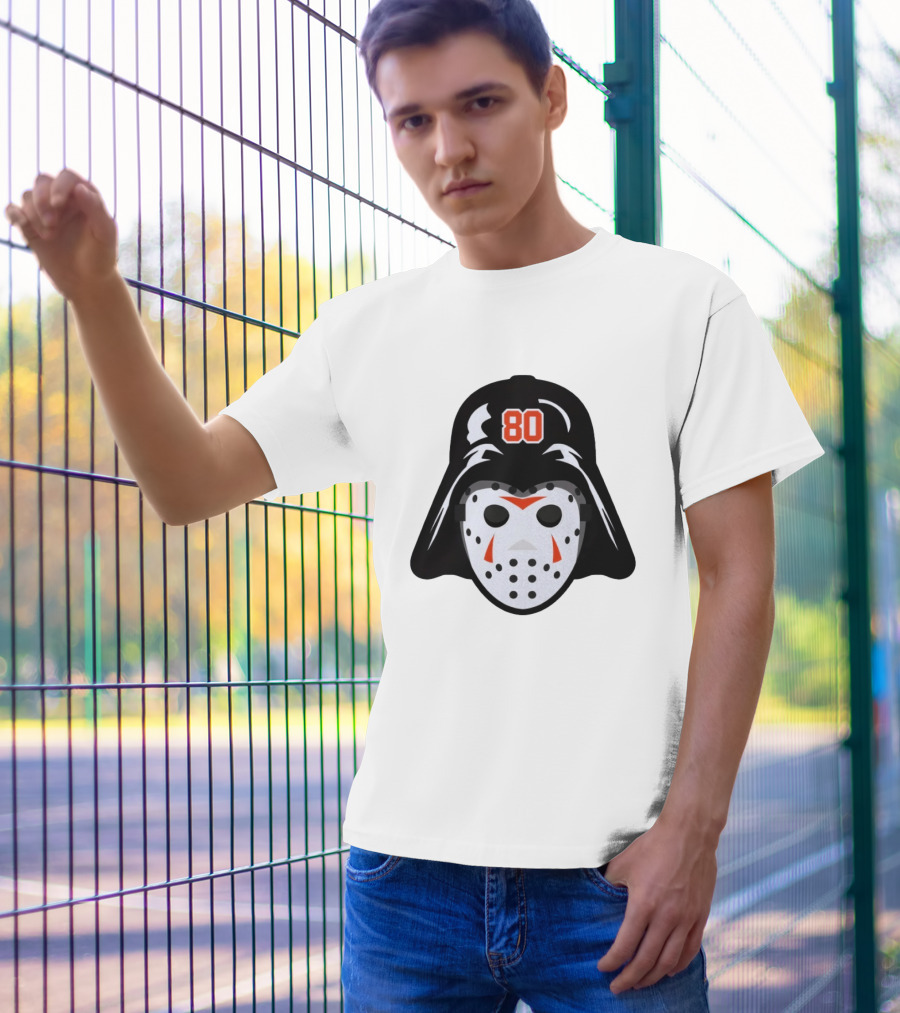 Dan Vladar Darth Vladar Mask 80 Philadelphia Flyers Hockey T-Shirt