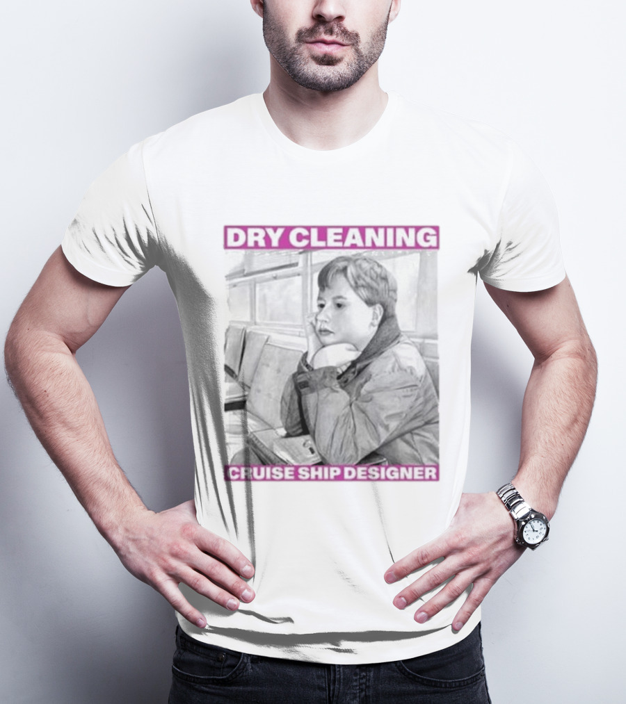 Dry Cleaning Cruise Ship Designer Boy Sketch T-Shirt