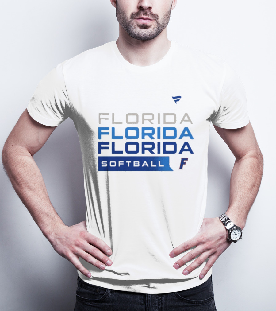 Florida Gators Softball Tri Blend Hype College F T-Shirt
