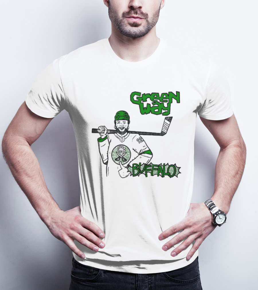 Green Way Hockey Buffalo Player T-Shirt