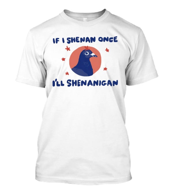 If I Shenan Once I'll Shenanigan Funny Pigeon Humor T-Shirt
