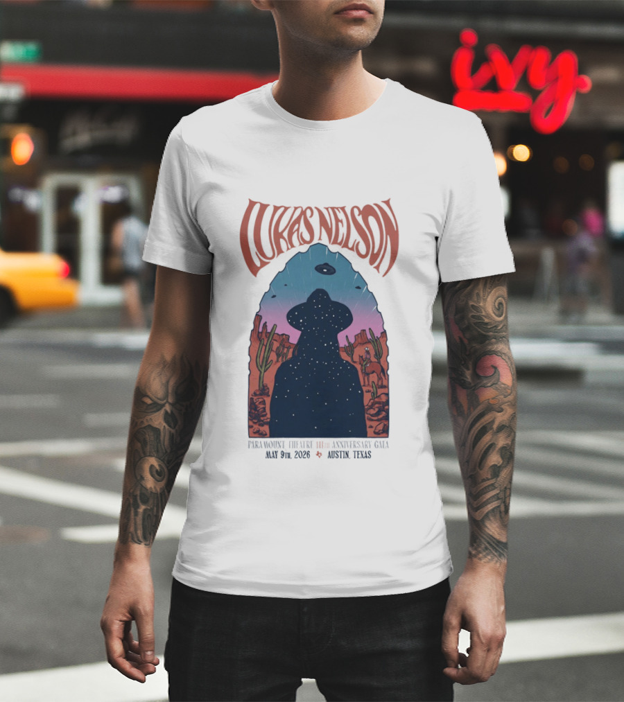 Lukas Nelson 60th Anniversary Show May 9 2026 Austin Texas T-Shirt
