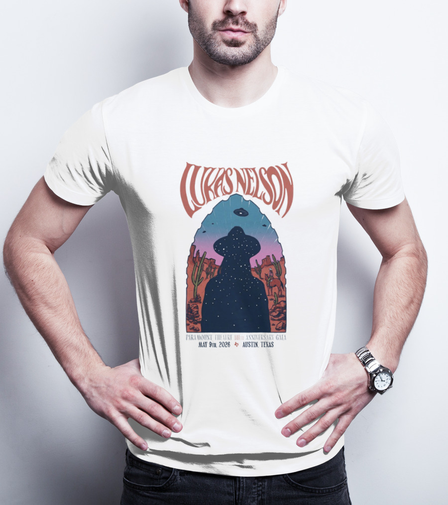 Lukas Nelson 60th Anniversary Show May 9 2026 Austin Texas T-Shirt