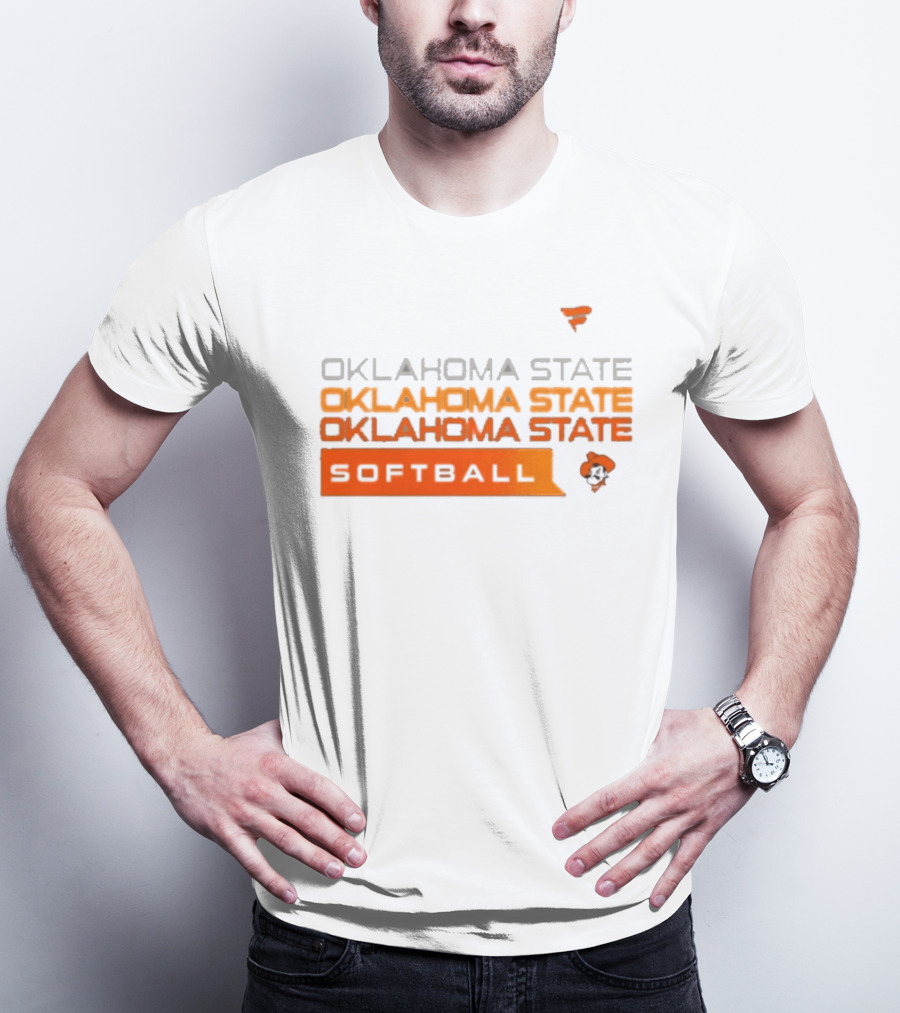 Oklahoma State College Softball Cowboys Hype Tri Blend T-Shirt