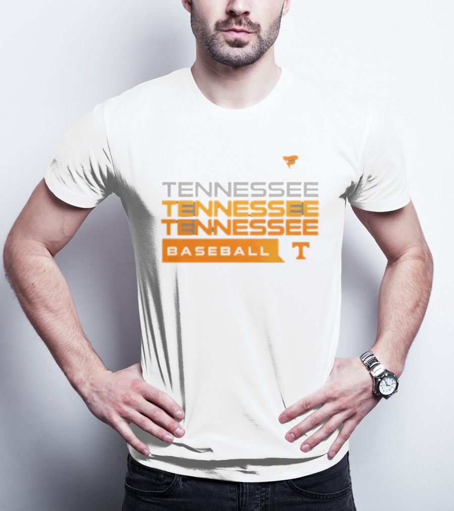 Tennessee Volunteers Baseball Tri Blend Hype Official College Gear T-Shirt