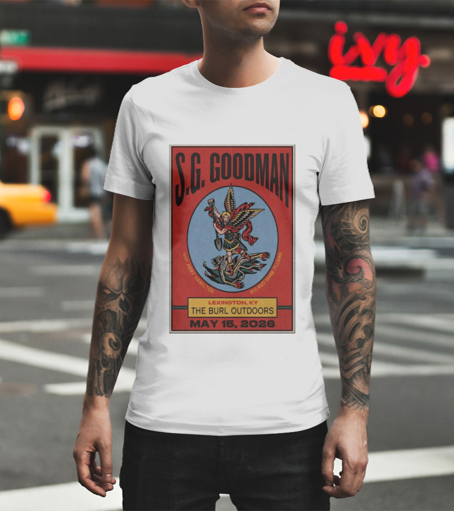 S.G. Goodman Lexington KY The Burl Outdoors May 15 2026 With Abby Hamilton And Marie TIllman T-Shirt