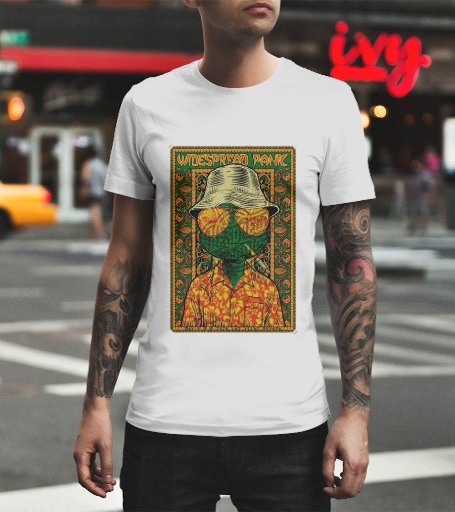 Widespread Panic May 8 10 2026 Las Vegas Tour Virgin Hotels The Theater Psychedelic T-Shirt