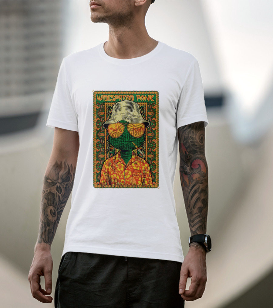 Widespread Panic May 8 10 2026 Las Vegas Tour Virgin Hotels The Theater Psychedelic T-Shirt