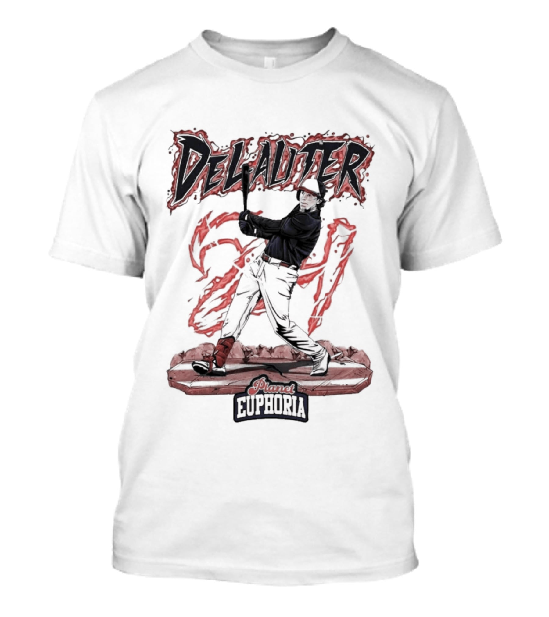DeLauter Cosmic Euphoria Red Swing 21 T-Shirt