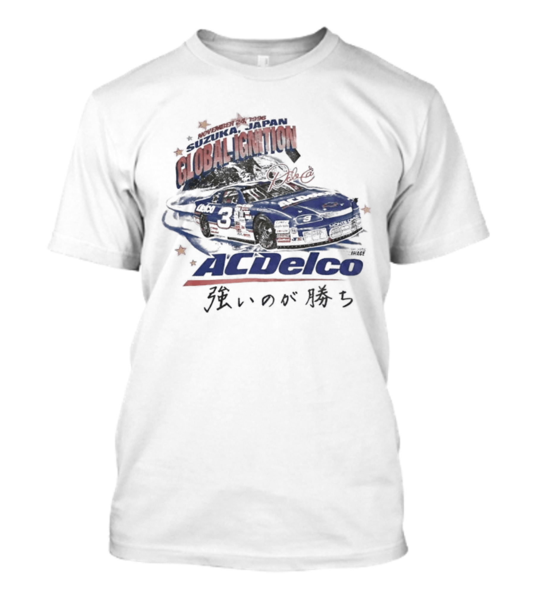 Dale Earnhardt ACDelco Global Ignition Japan Racing 1996 T-Shirt