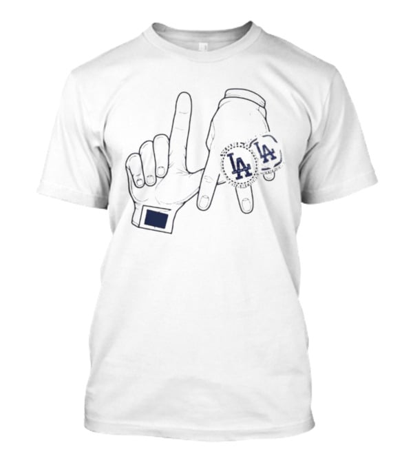 Dodgers Fans Knock Em Out Beat The Champs LA Rings T-Shirt