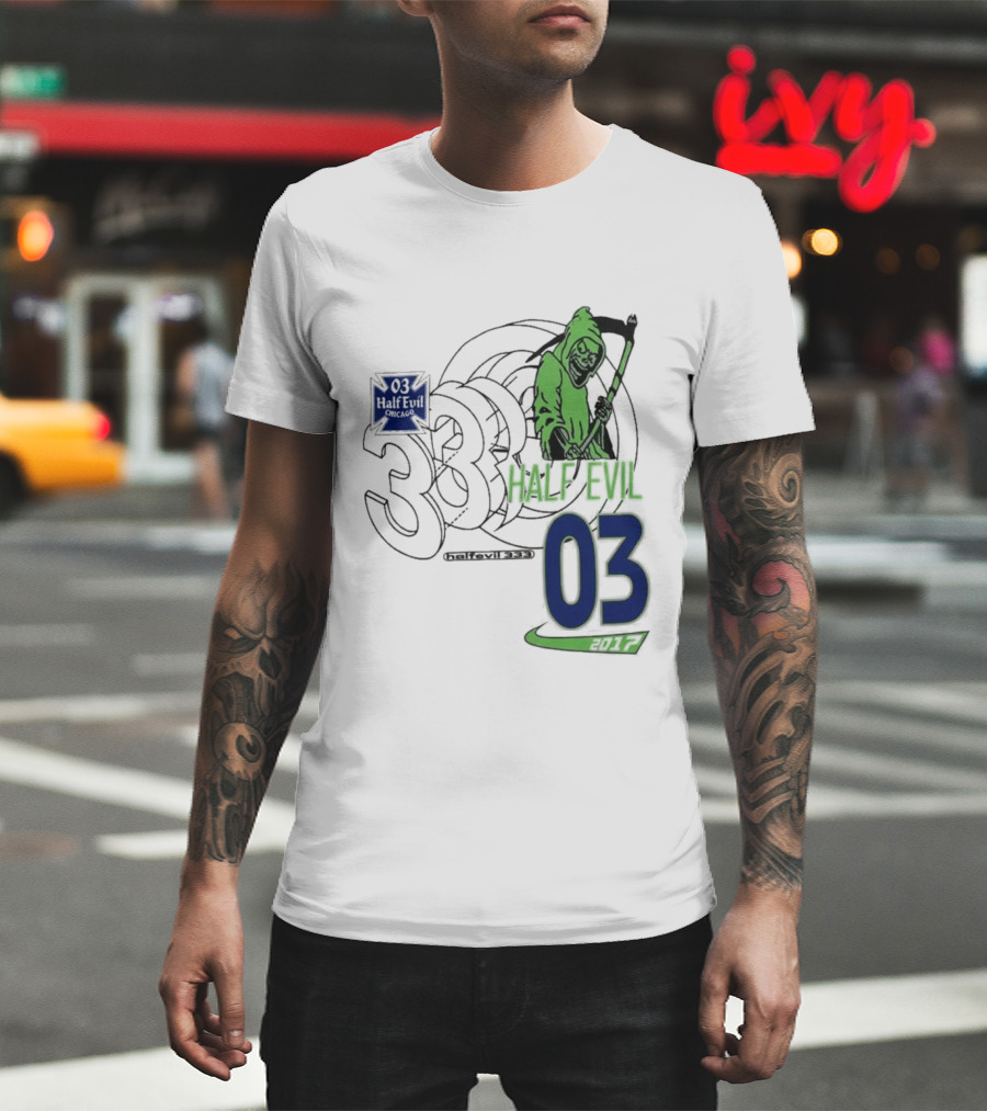 Halfevilco 333 Male Evil 03 Grim Reaper T-Shirt