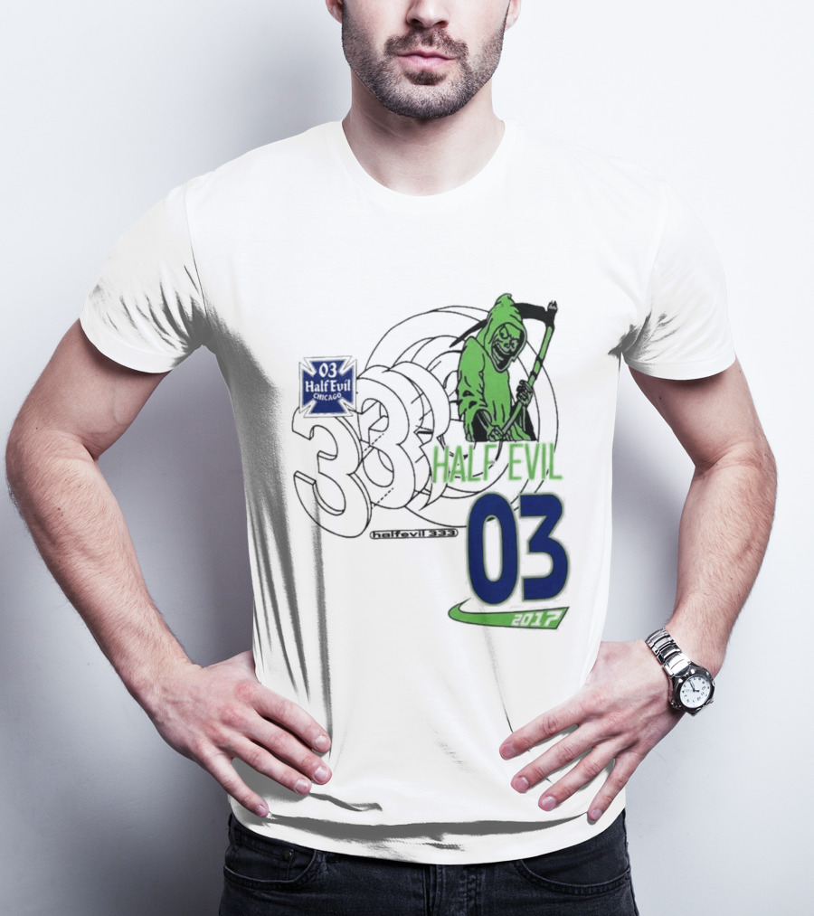 Halfevilco 333 Male Evil 03 Grim Reaper T-Shirt