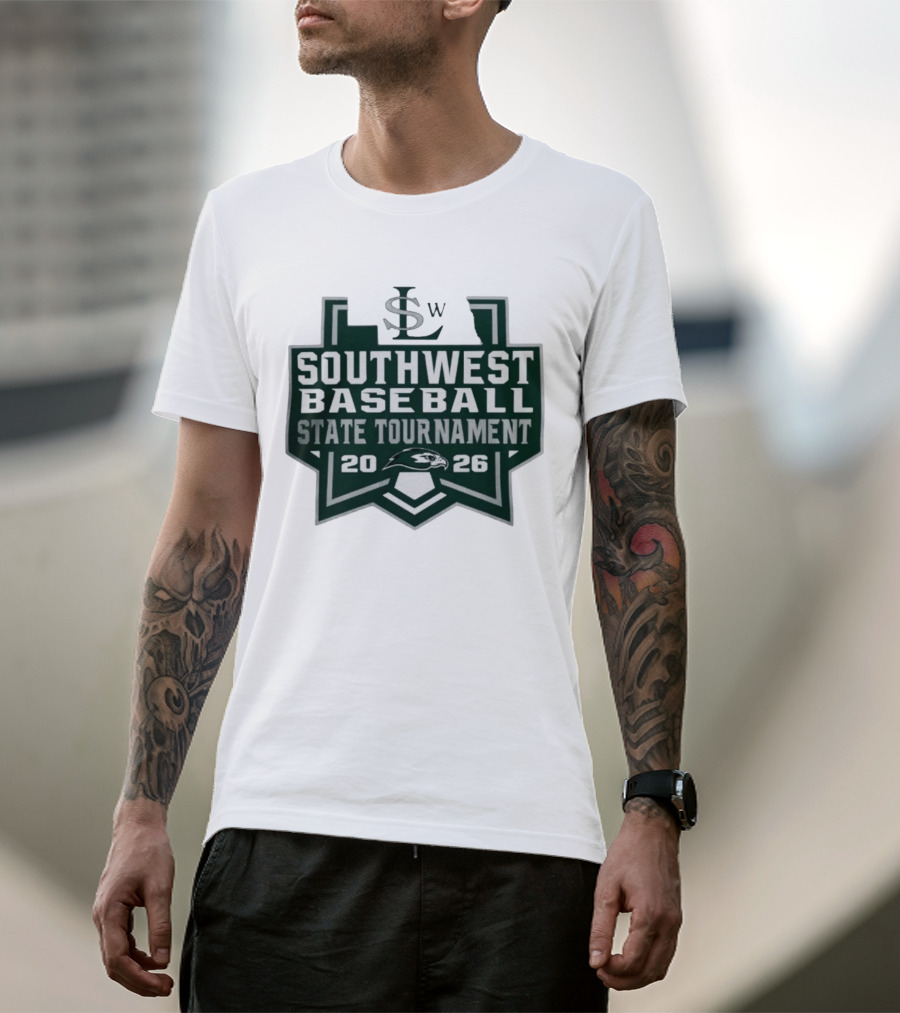 Southwest Silver Hawks Baseball State Tournament 2026 T-Shirt