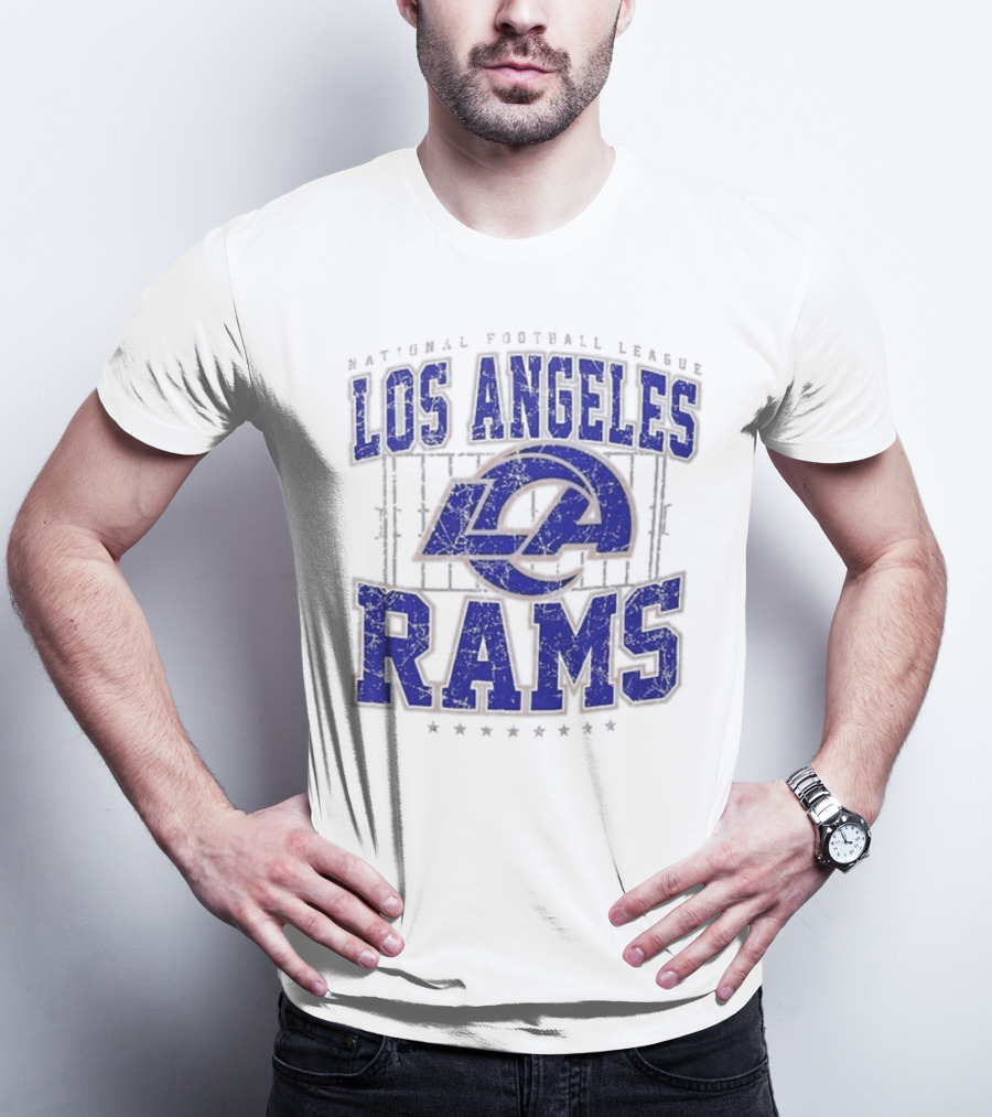 National Football League Los Angeles Rams Distressed Starter T-Shirt