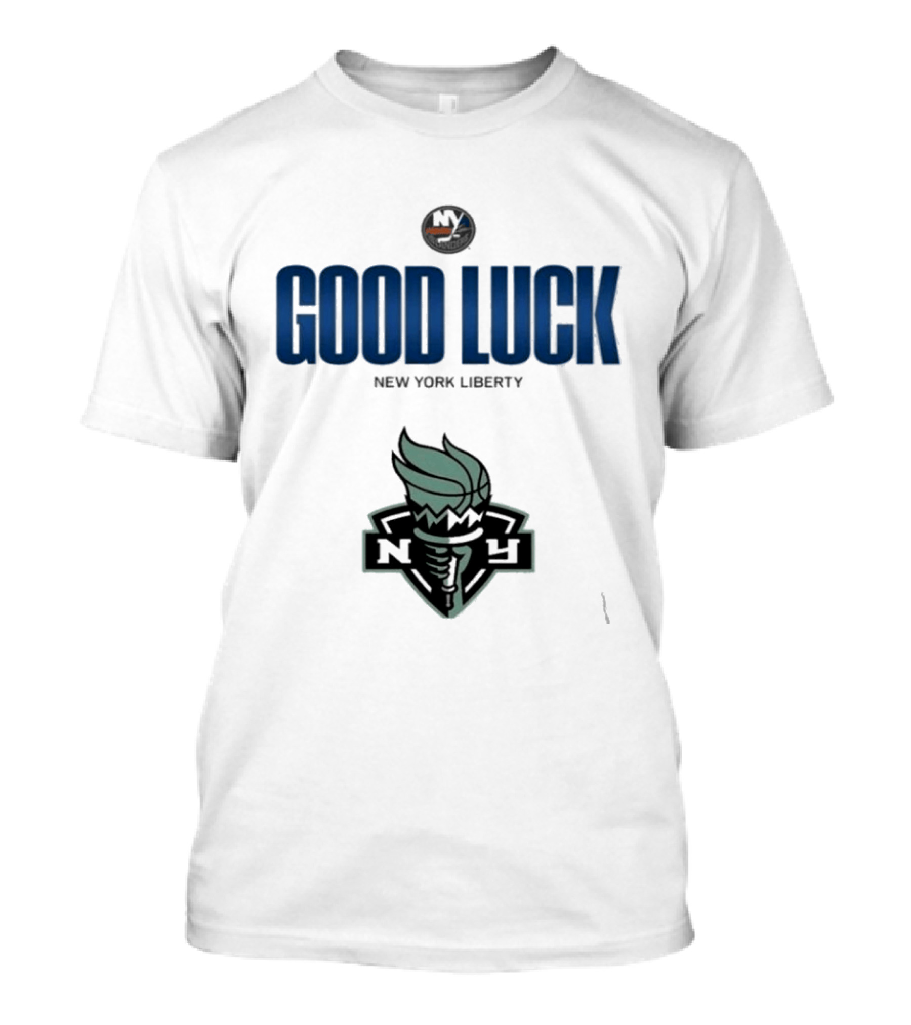 Good Luck New York Liberty NY Collaboration T-Shirt