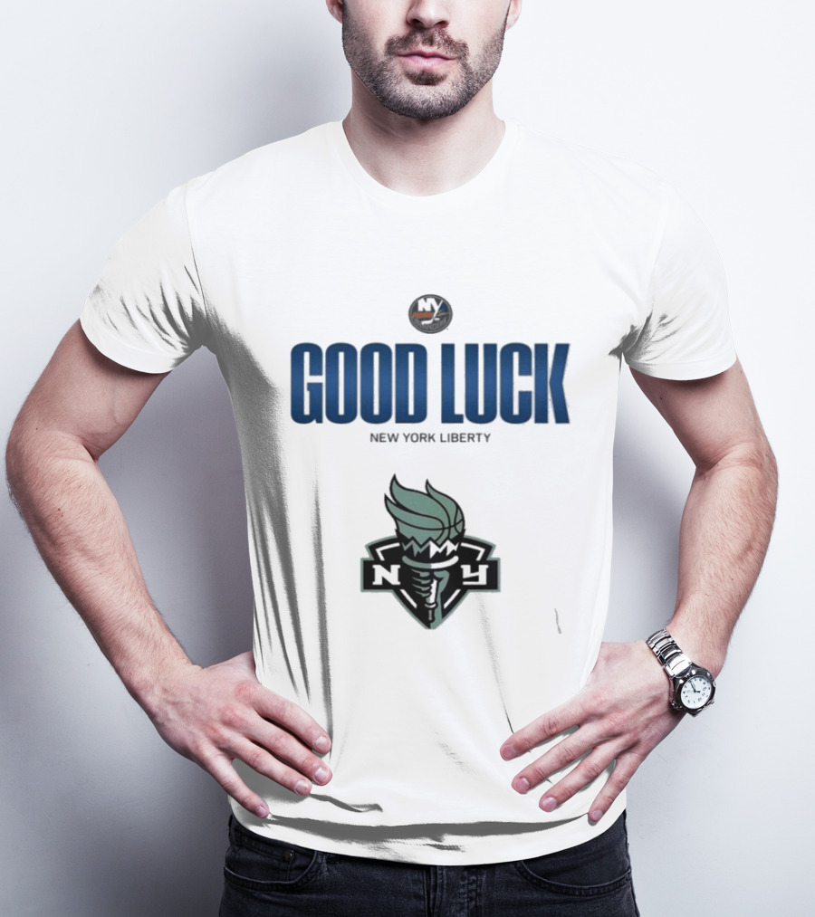 Good Luck New York Liberty NY Collaboration T-Shirt