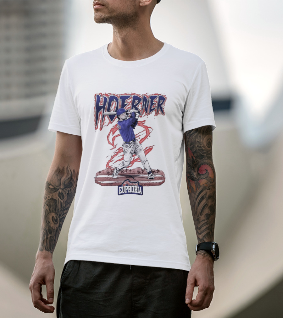 Hoerner The Blue Blaze Euphoria Baseball Player T-Shirt
