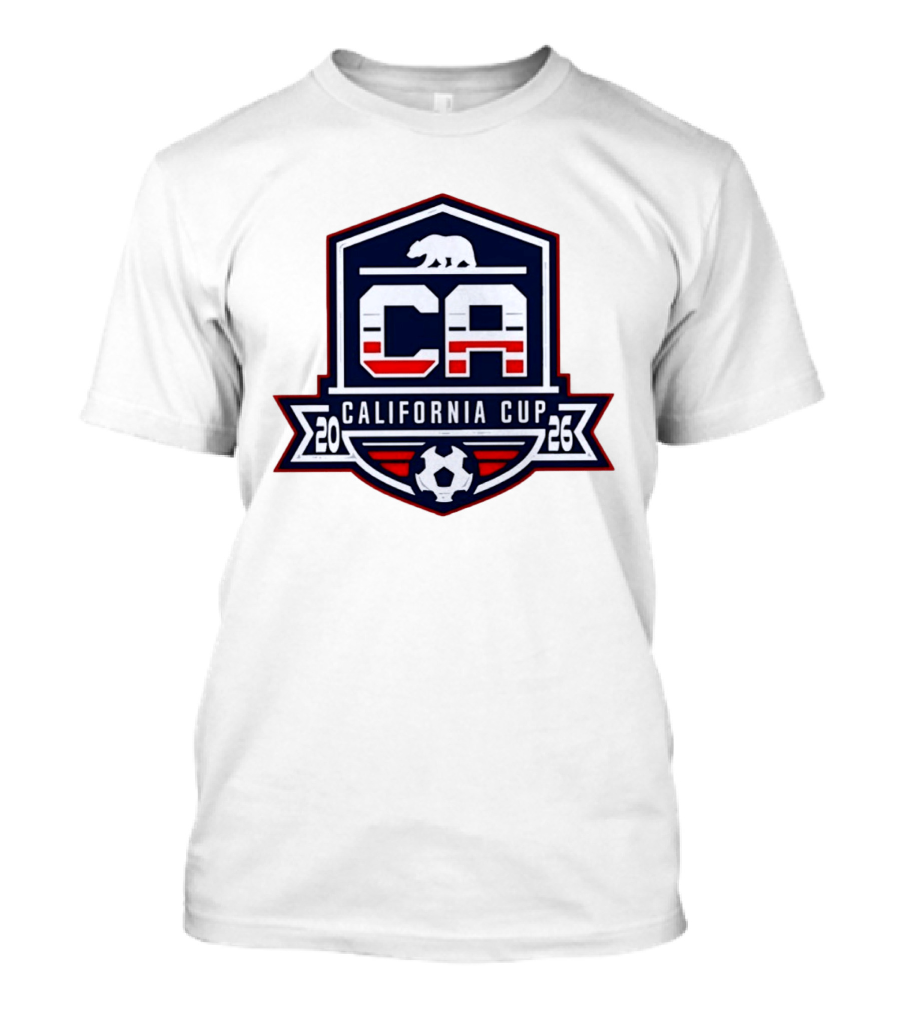2026 California Cup Soccer CA Bear T-Shirt