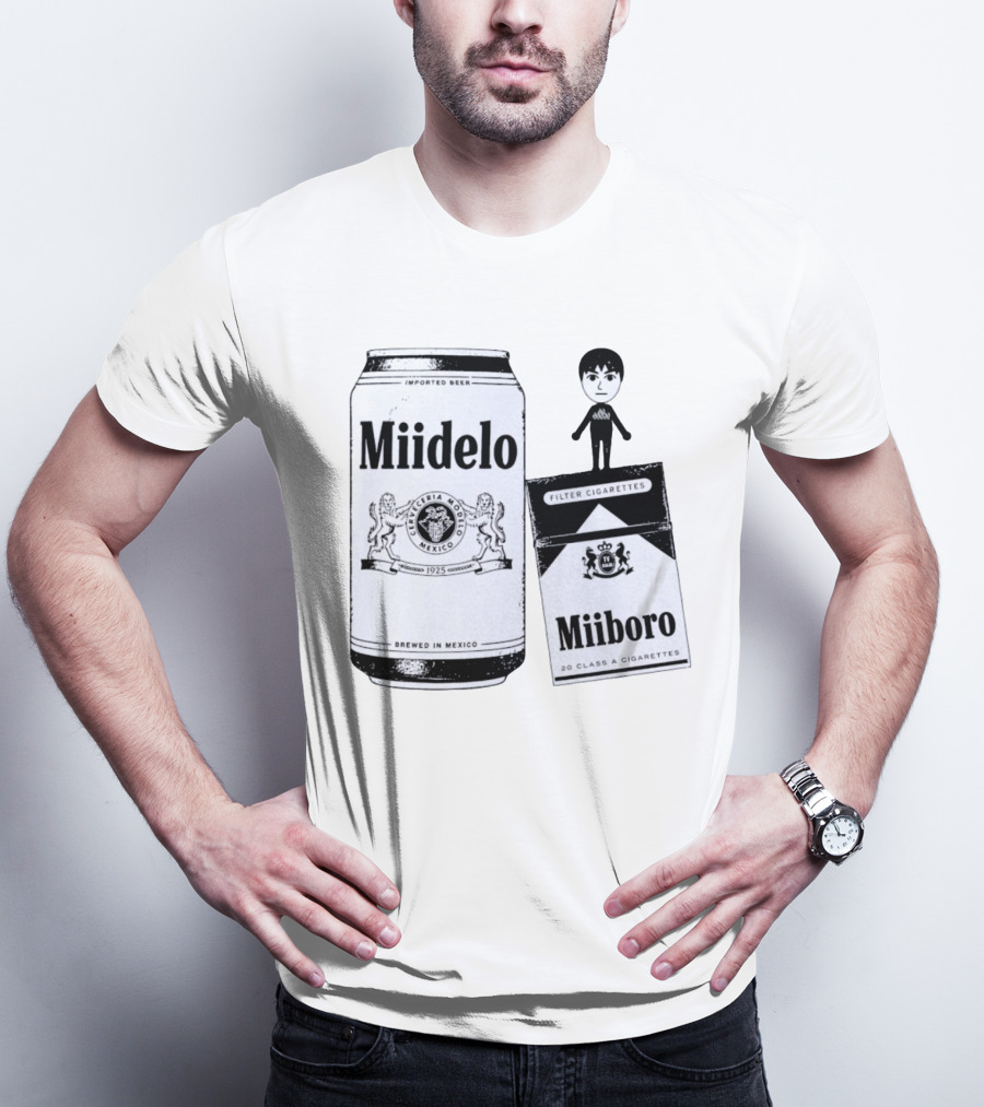 Miidelo Miiboro Tomodachi Life Mii Modelo Marlboro T-Shirt