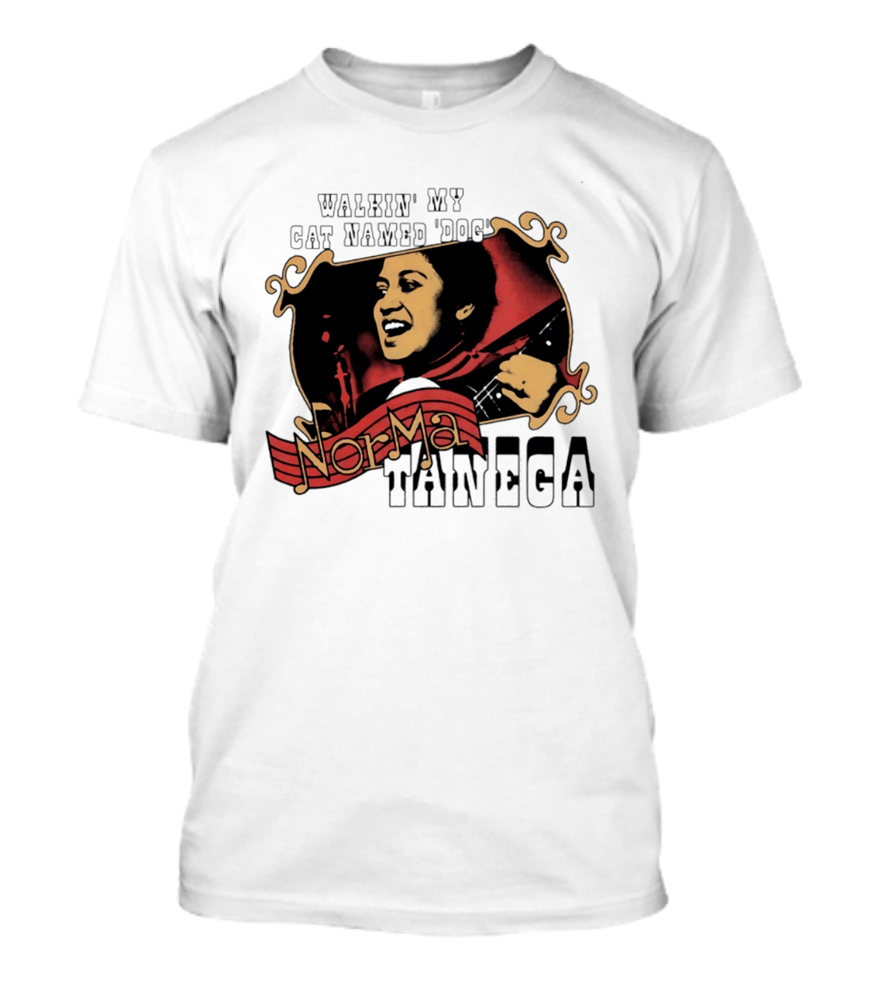 Norma Tanega Walkin' My Cat Named Dog T-Shirt