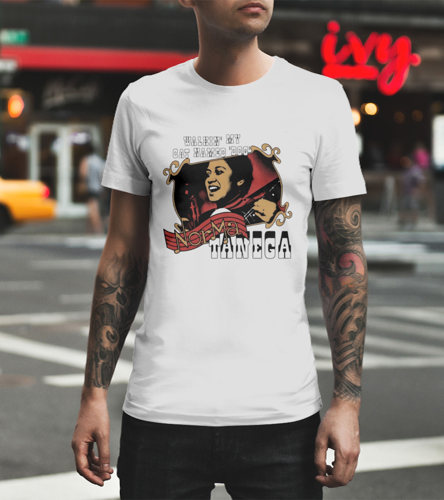 Norma Tanega Walkin' My Cat Named Dog T-Shirt