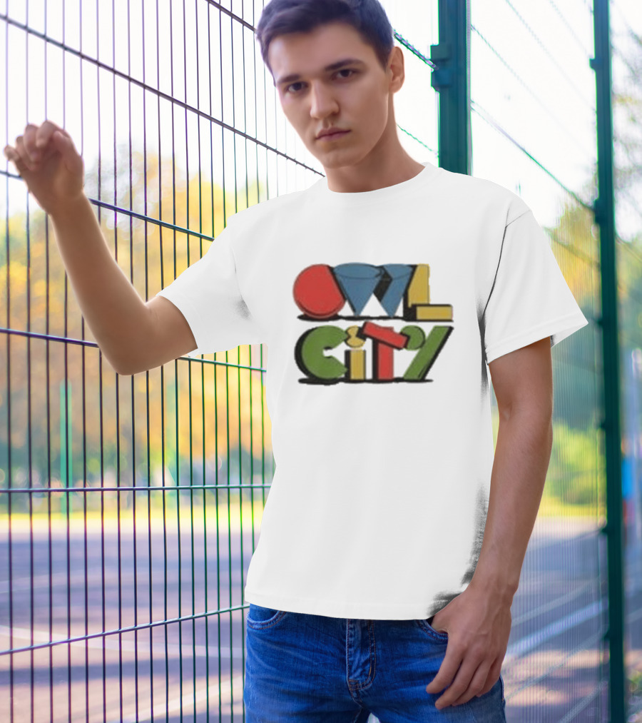 Owl City Colorful Synthpop Dreamscape T-Shirt