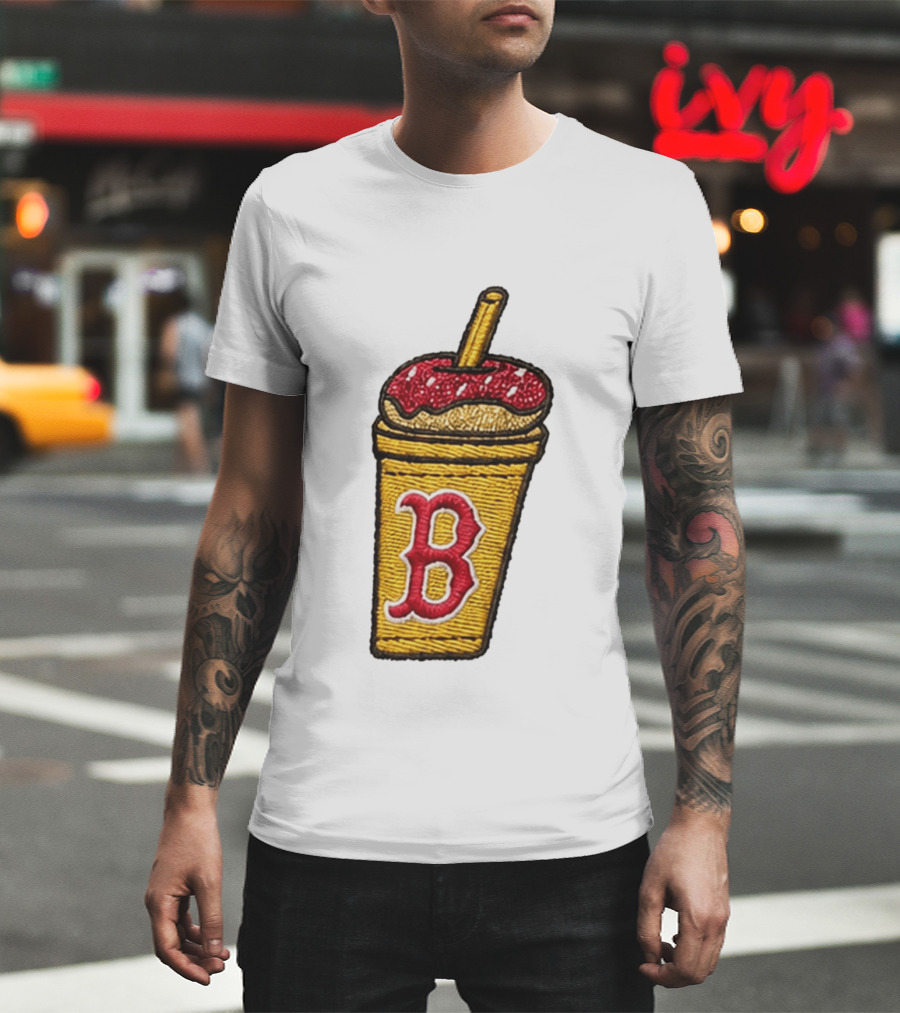 Red Sox Dunkin' Iced Coffee B Cap 2026 T-Shirt